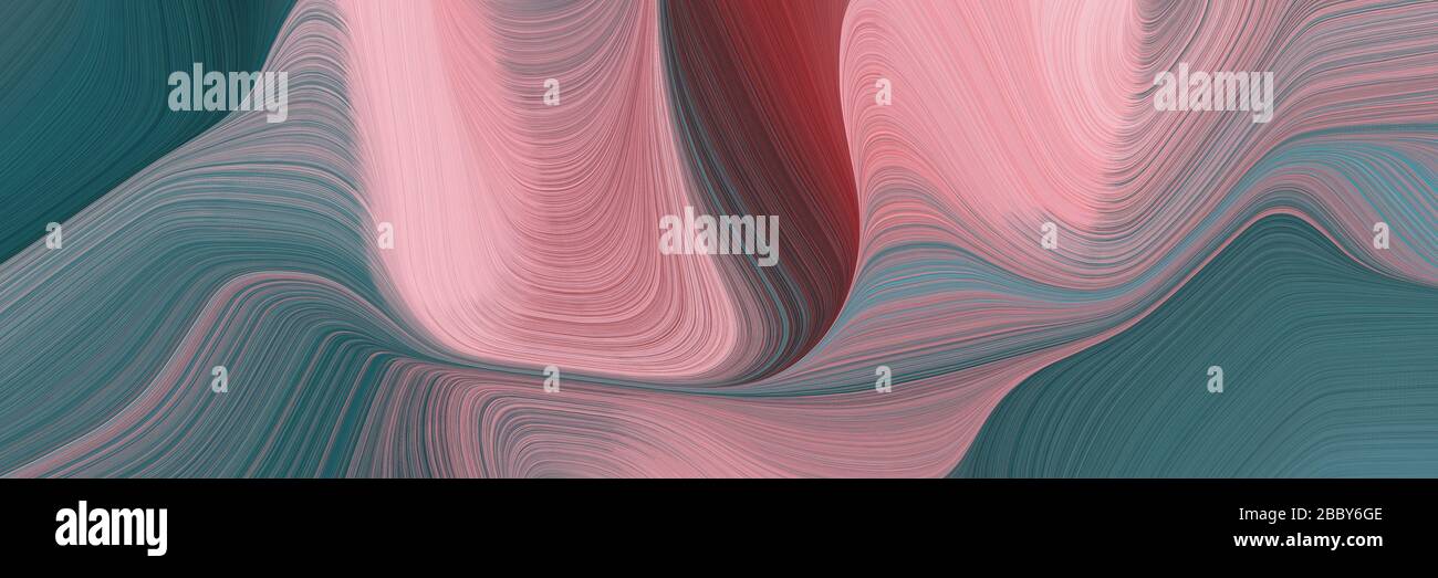 abstract landscape orientation graphic with waves. smooth swirl waves ...