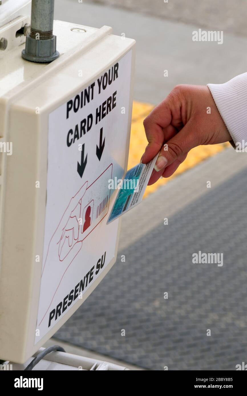 Biometric station hi-res stock photography and images - Alamy