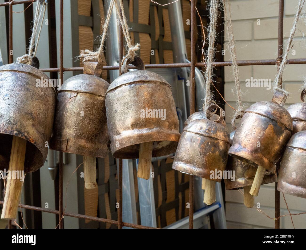 Bells on string hi-res stock photography and images - Alamy