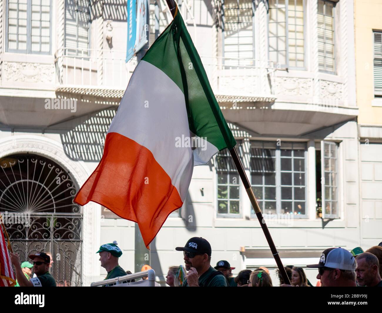 Flag irish in stick hi-res stock photography and images - Alamy