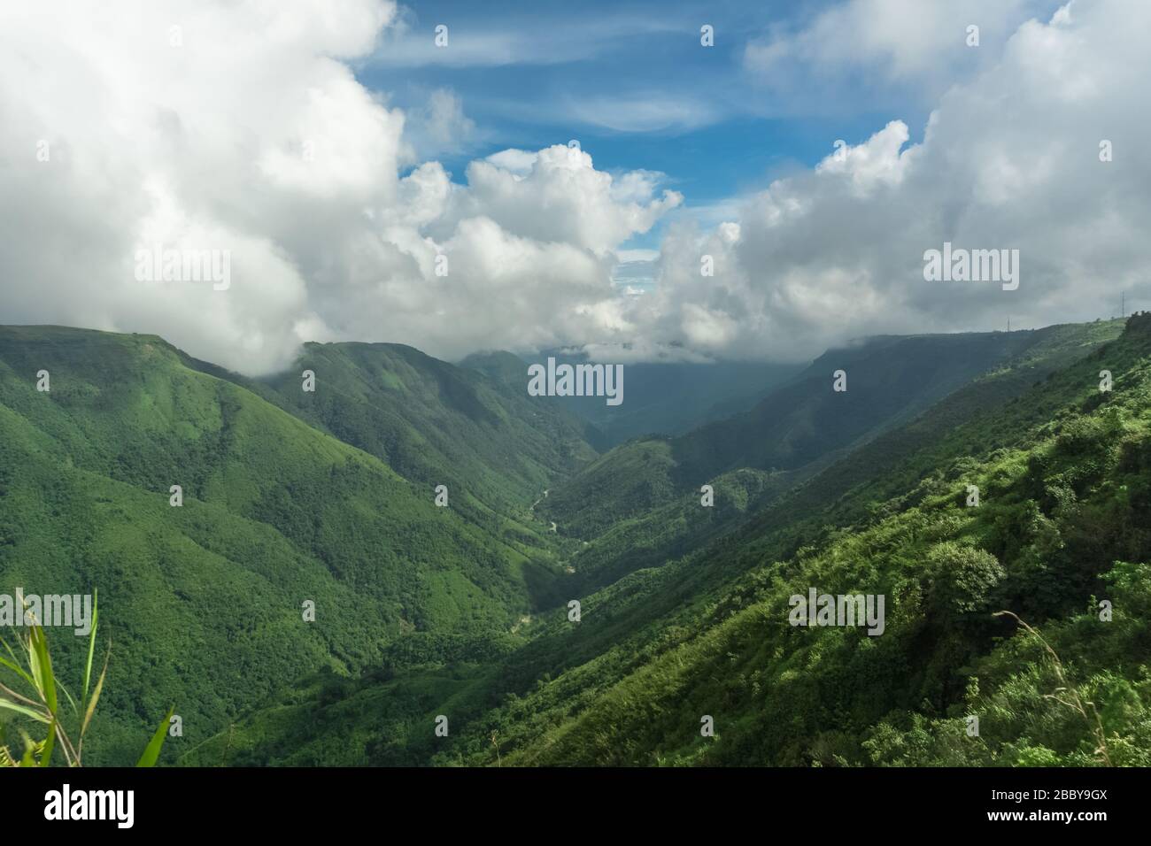 paddy fields in khasi and jaintia Hills of Meghalaya india Stock Photo ...