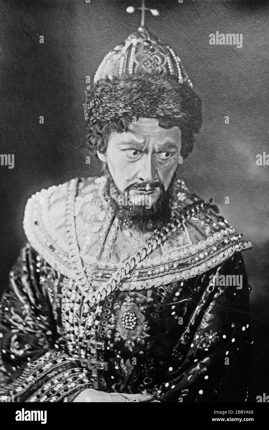 Polish bass singer Adam Didur (1874-1946) as Boris Godunov in the ...