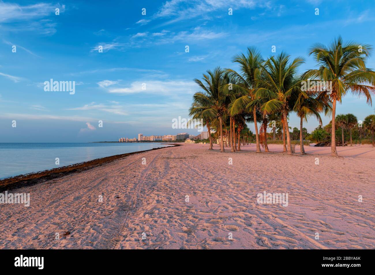 Miami beach sunset hi-res stock photography and images - Alamy