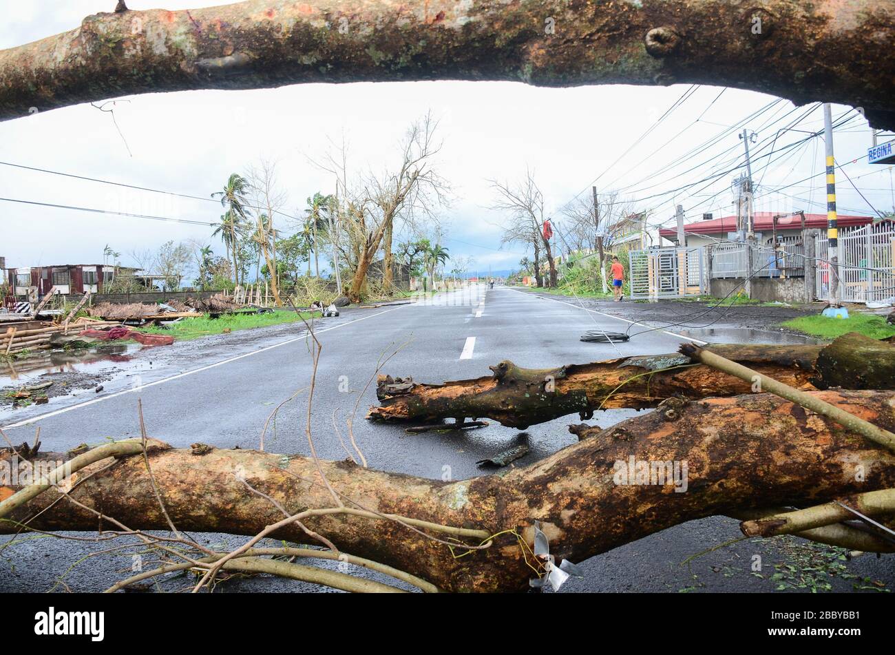 Philippine typhoon aftermath Stock Photo - Alamy