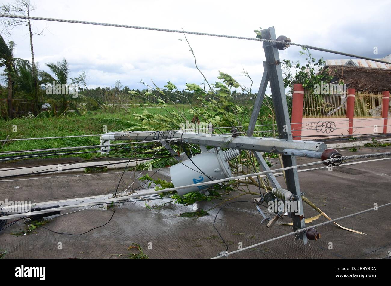 Philippine typhoon aftermath Stock Photo - Alamy