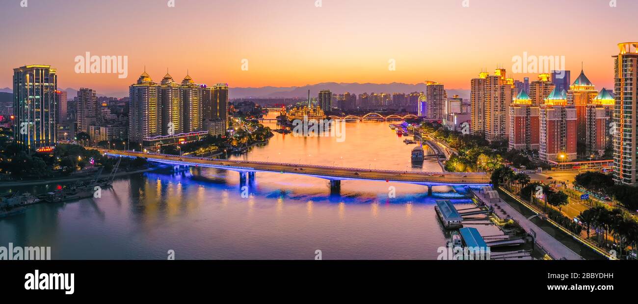 Fuzhou aerial hi-res stock photography and images - Alamy