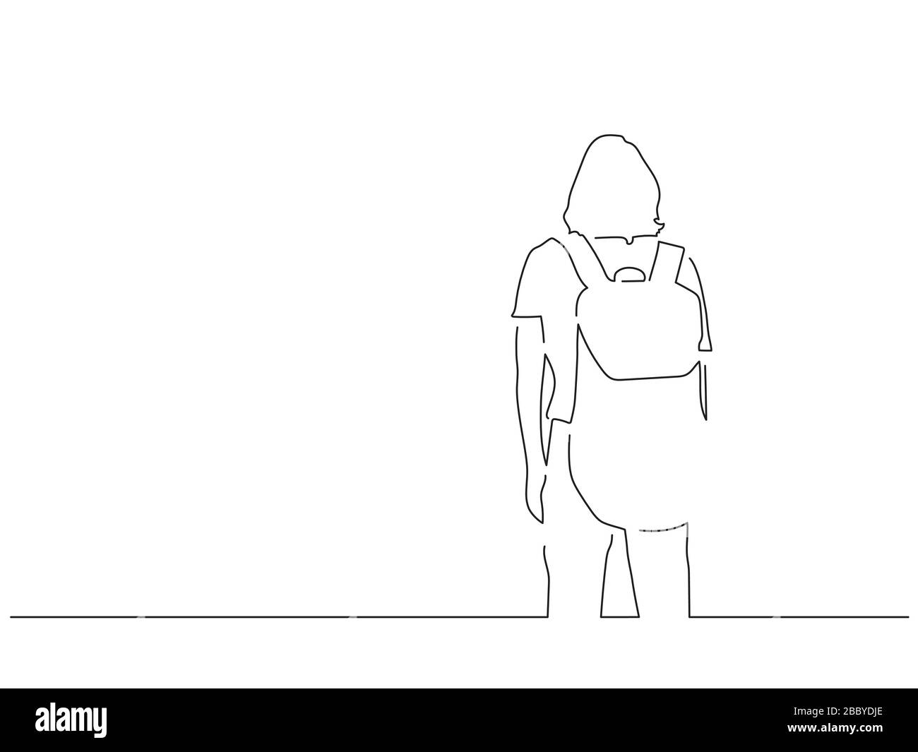 Man line drawing, vector illustration design. Friends collection Stock ...