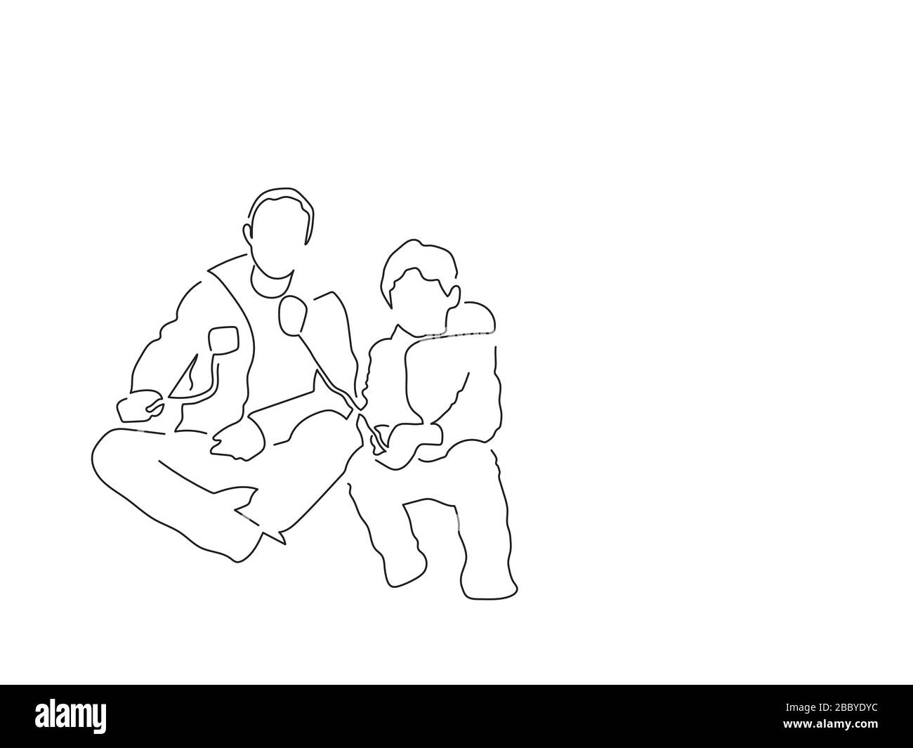 Family and friends, teenagers Stock Vector Images - Alamy