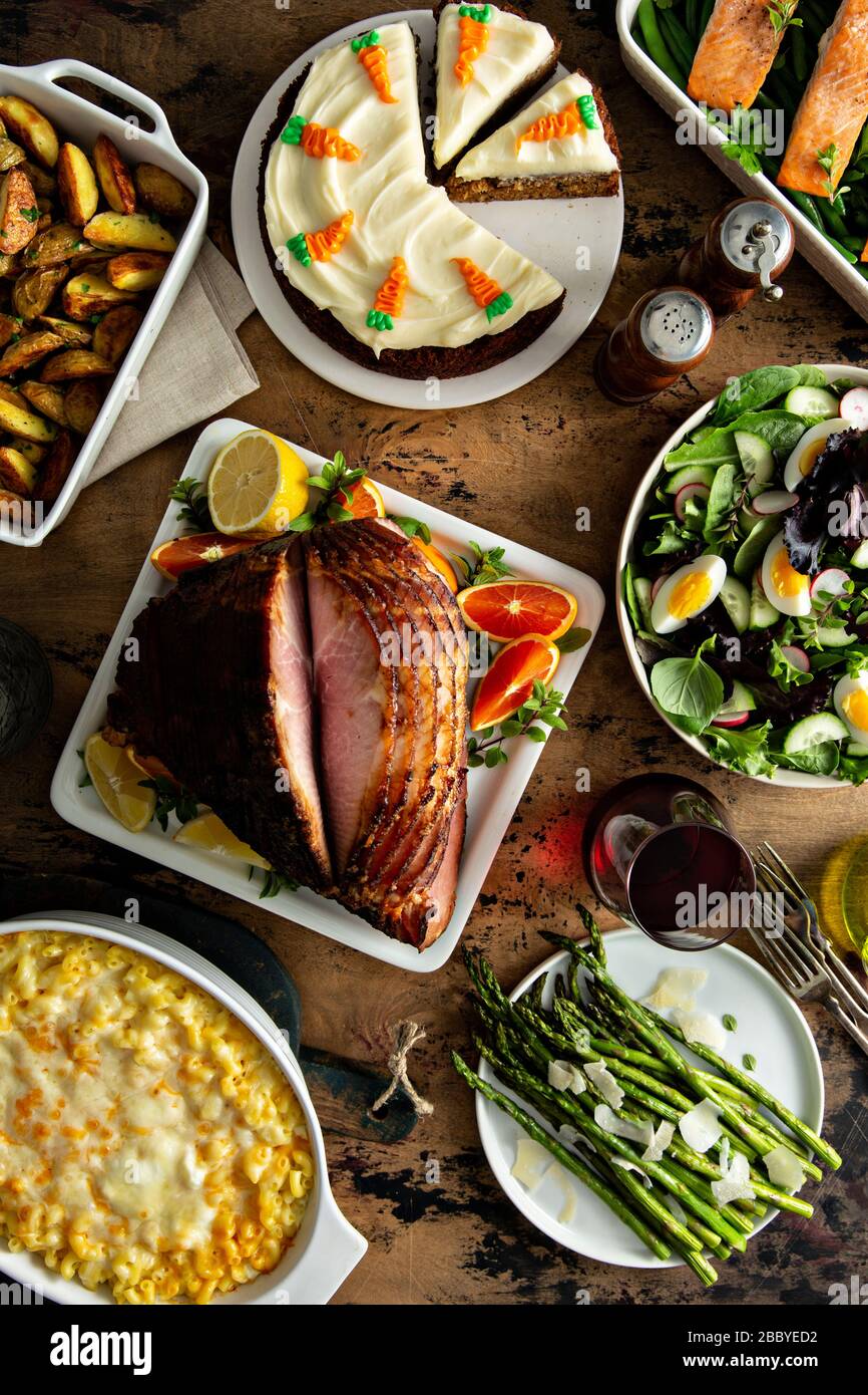 Ham table setting hi-res stock photography and images - Alamy