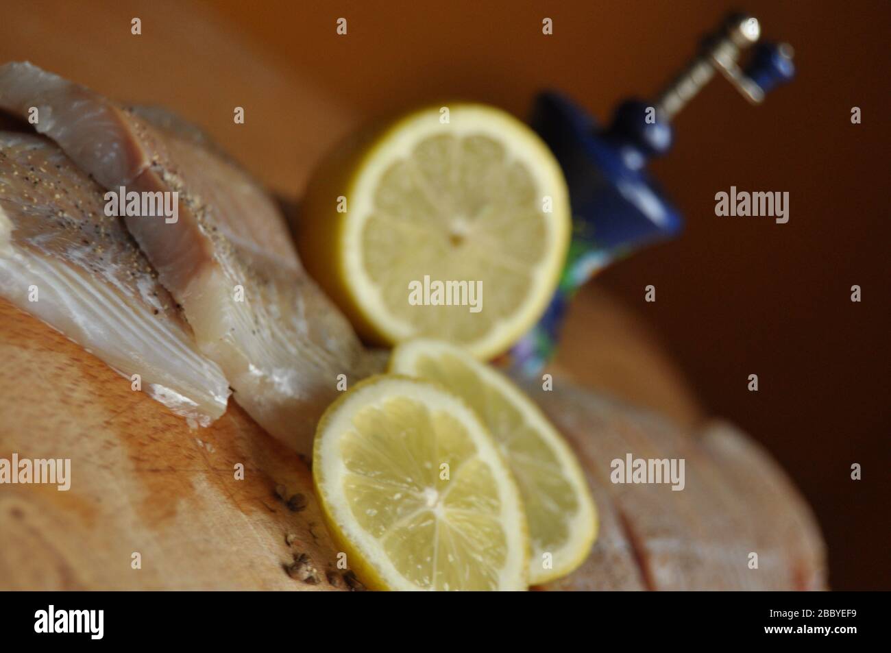 Fillet of fish. Dish, main dish. Fasting food seasoning Stock Photo - Alamy