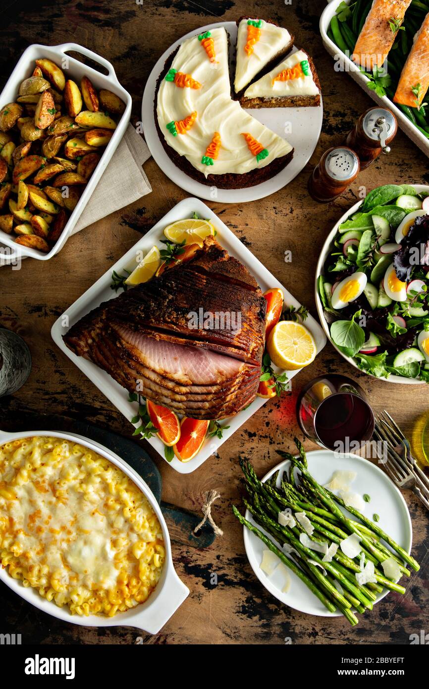 Ham table setting hi-res stock photography and images - Alamy