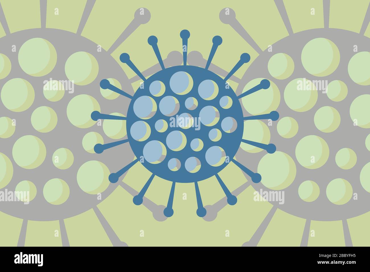 growing cells or germs that multiply and spread Stock Photo - Alamy