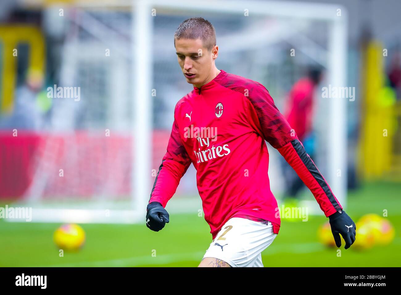 Andrea Conti of AC Milan during italian soccer Serie A season 2019/20 ...