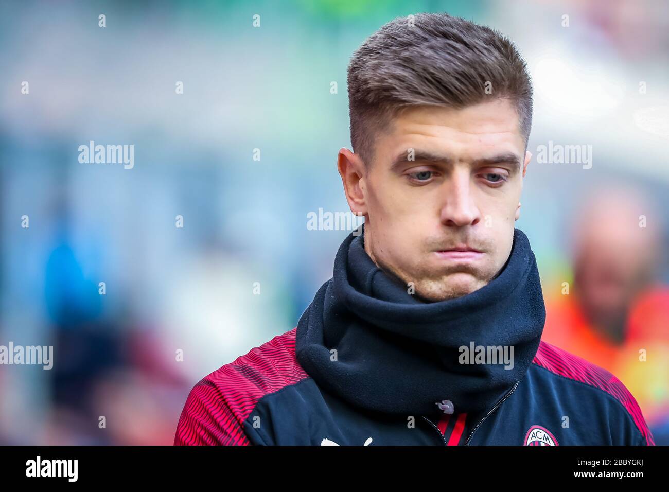 Krzysztof Piatek of AC Milan during italian soccer Serie A season 2019/ ...