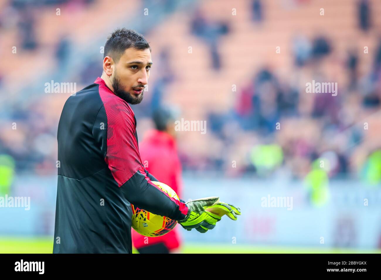 Gianluigi Donnarumma of AC Milan during italian soccer Serie A season ...