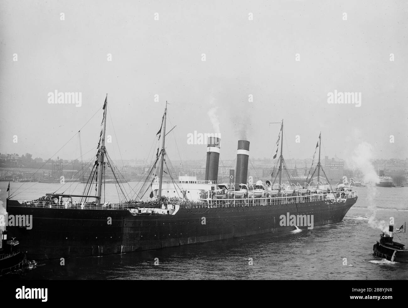 Red Star Line ship Finland, which transported the US Olympic team to ...