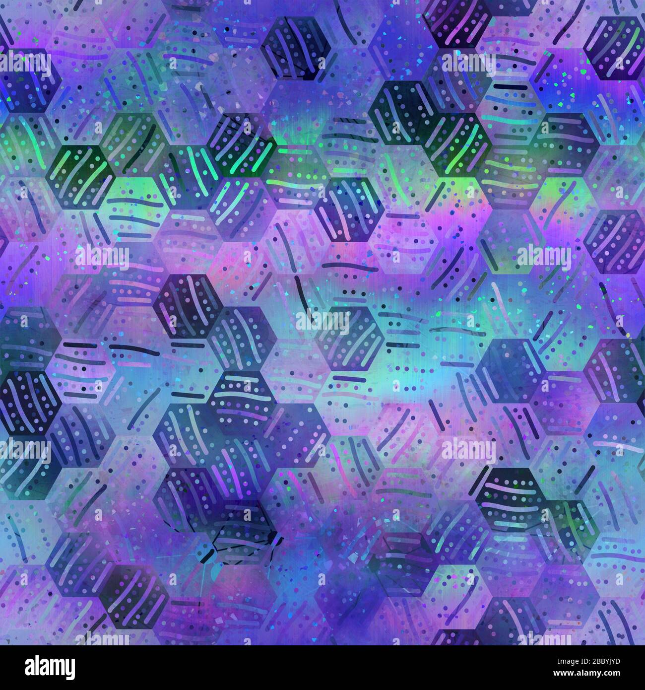 Surreal ombre blend digital pattern overlay swatch Stock Photo - Alamy
