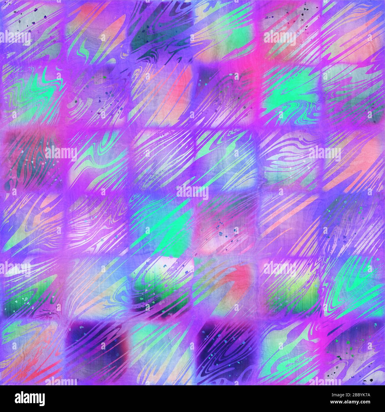 Surreal ombre blend digital pattern overlay swatch Stock Photo - Alamy