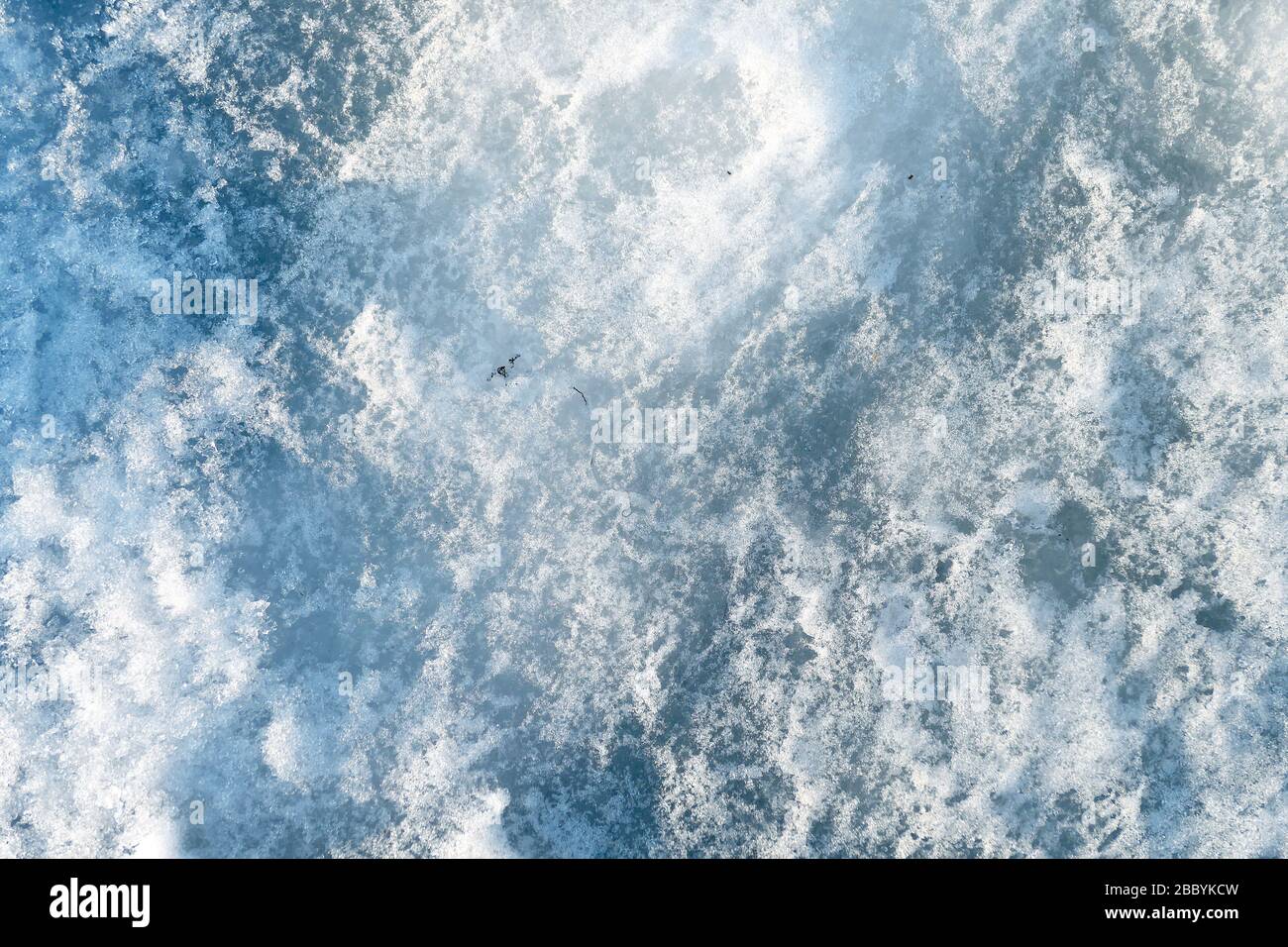 Iced snow background Stock Photo - Alamy