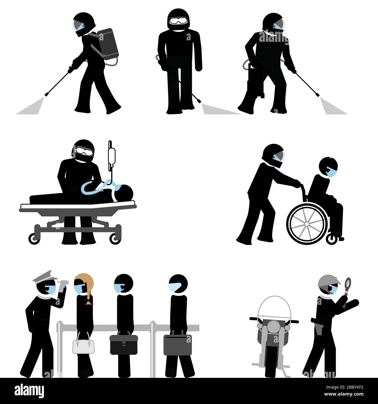 Widespread severe medical conditions caused by contagious disease Stock ...