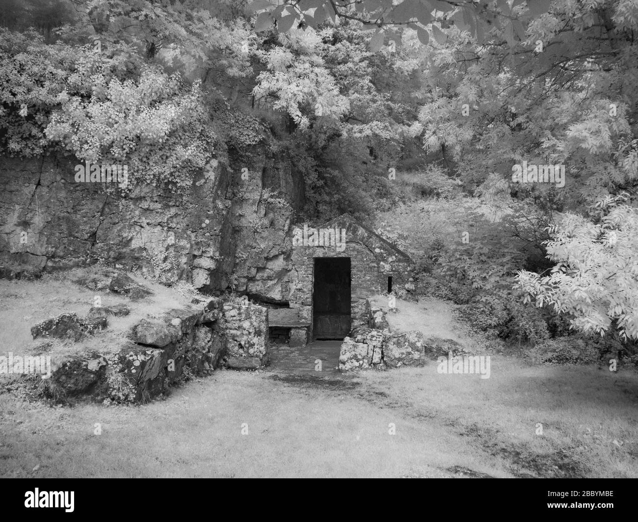 St seiriol's church Black and White Stock Photos & Images - Alamy