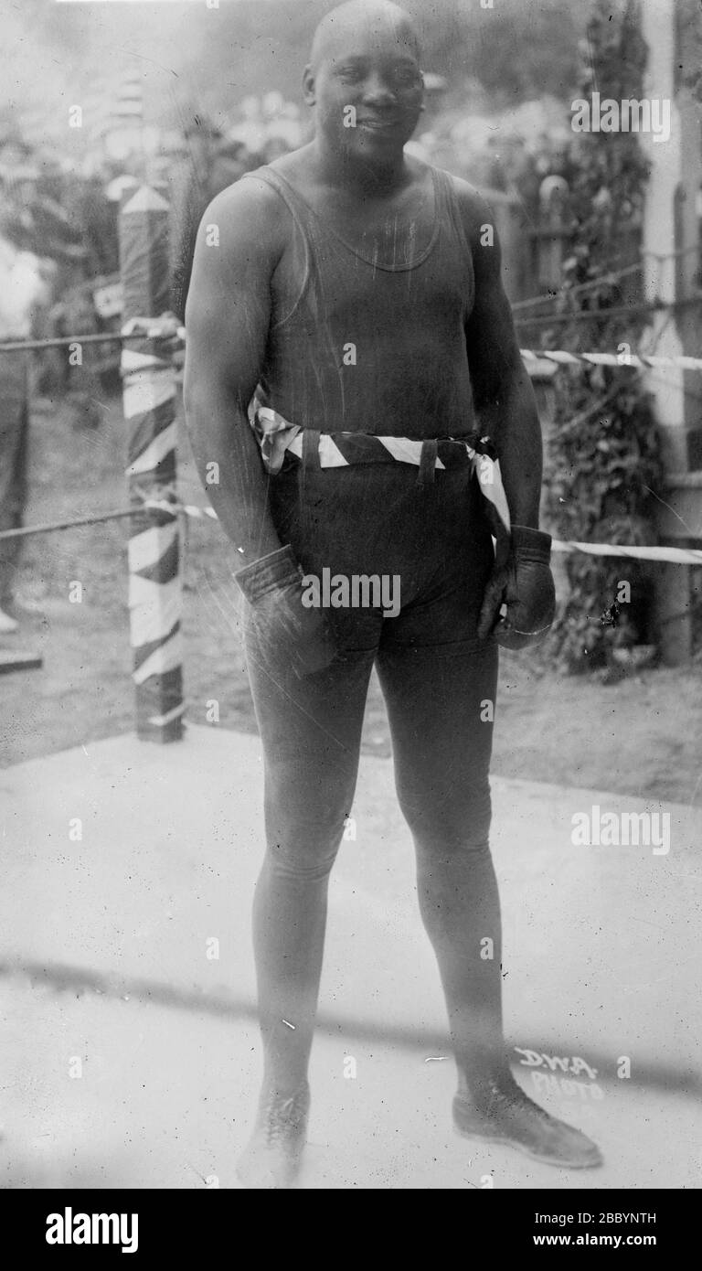 Boxer Jack Johnson ca. 1910-1915 Stock Photo - Alamy