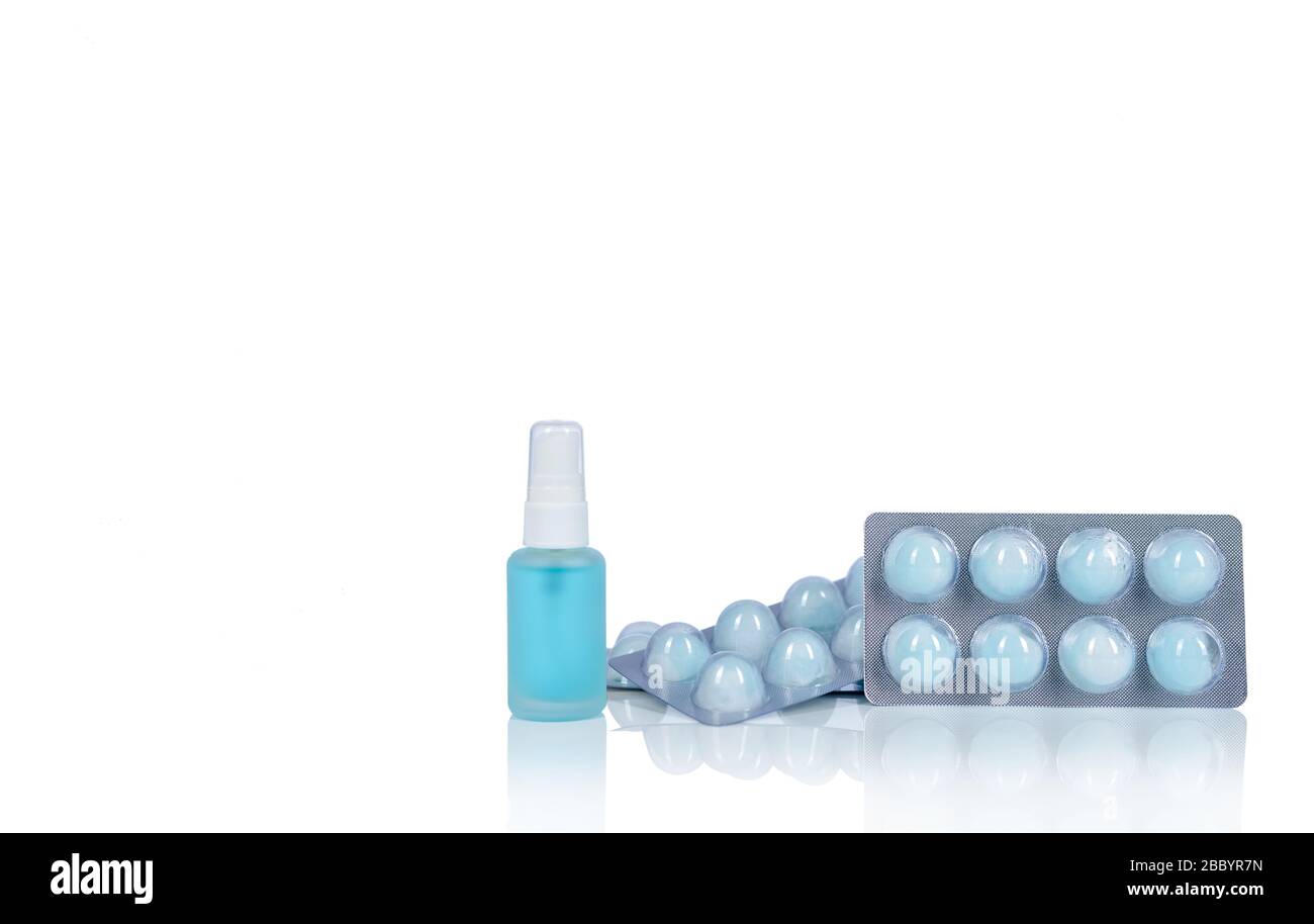Alcohol spray in glass bottle container, Hand sanitizer in plastic tube ...