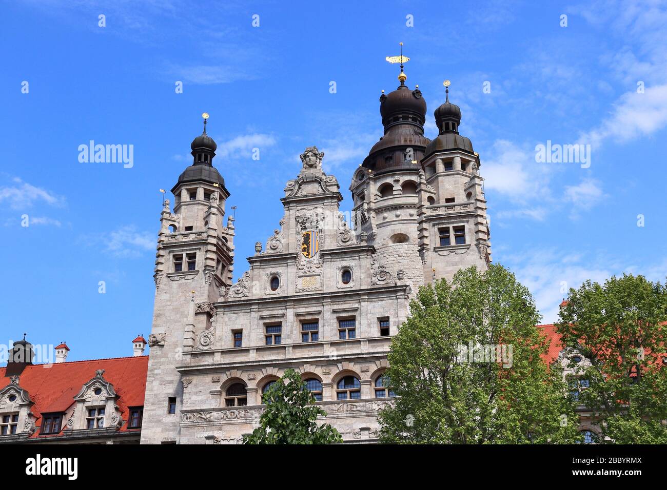 Leipzig City Hall. Architecture in Germany. New City Hall (Neues ...