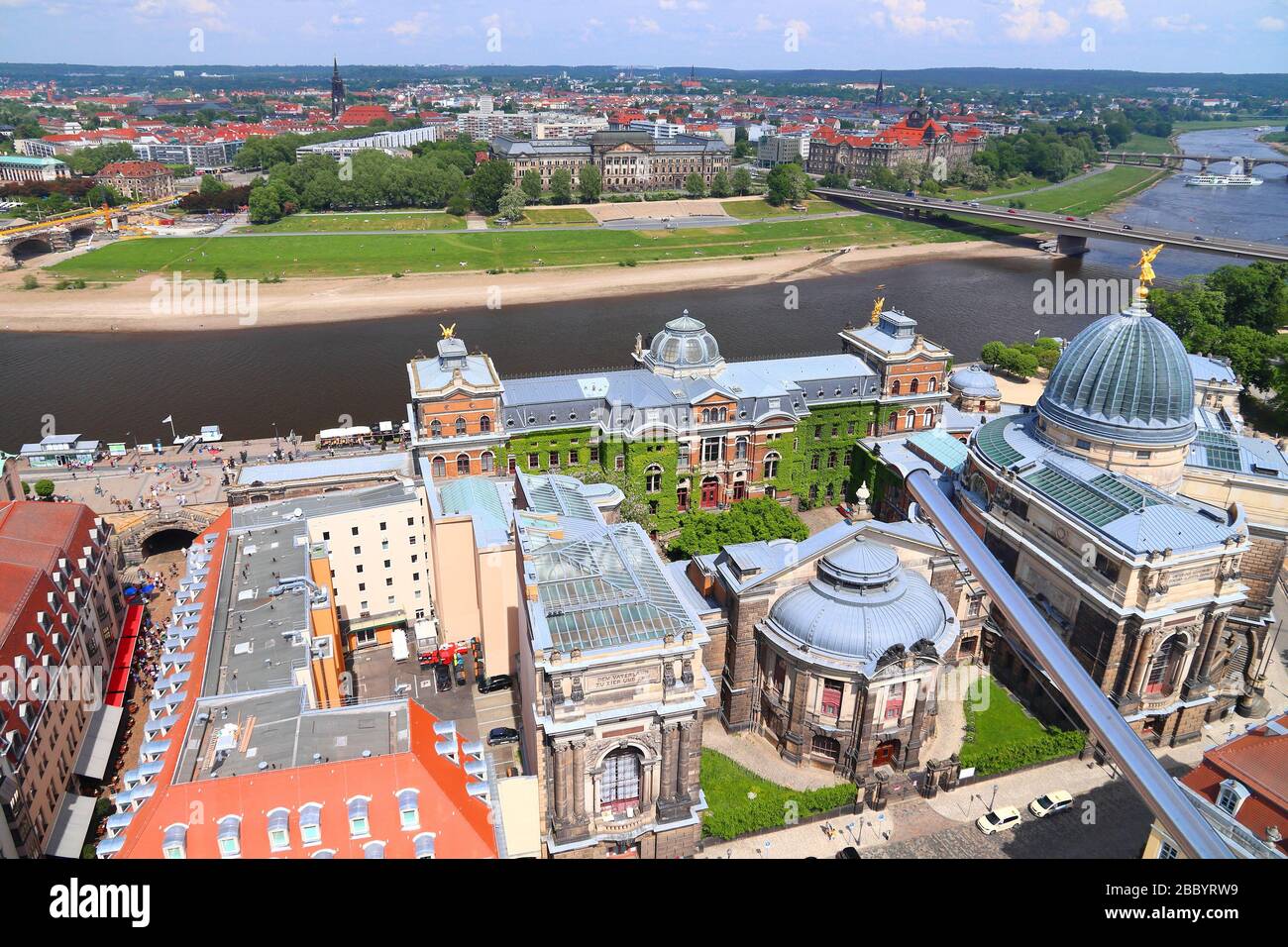 Dresden, Germany. City aerial view in Saxony state Stock Photo - Alamy
