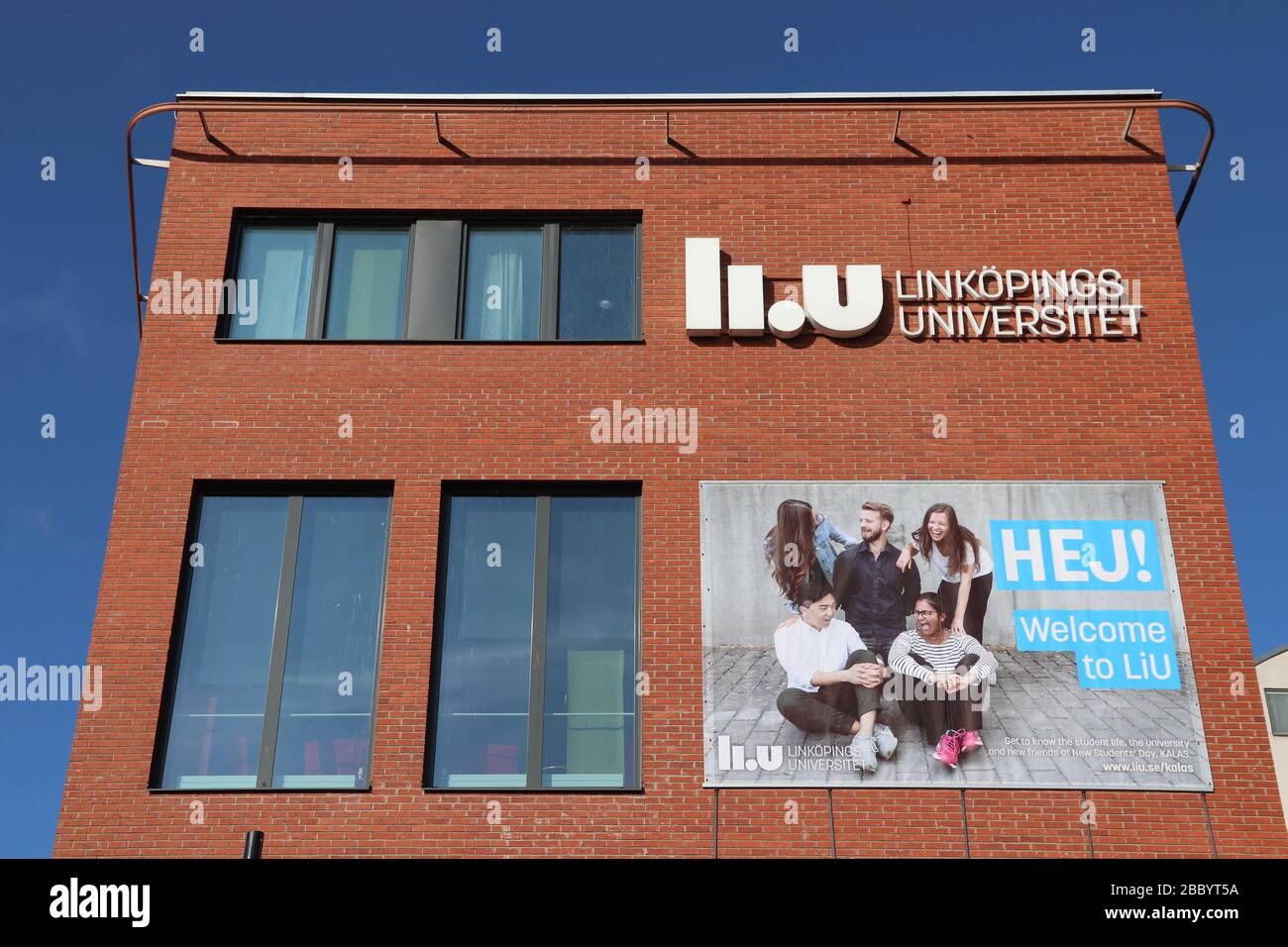NORRKOPING, SWEDEN - AUGUST 25, 2018: Linkoping University (Linkopings ... NORRKOPING, SWEDEN - AUGUST 25, 2018: Linkoping University (Linkopings ...