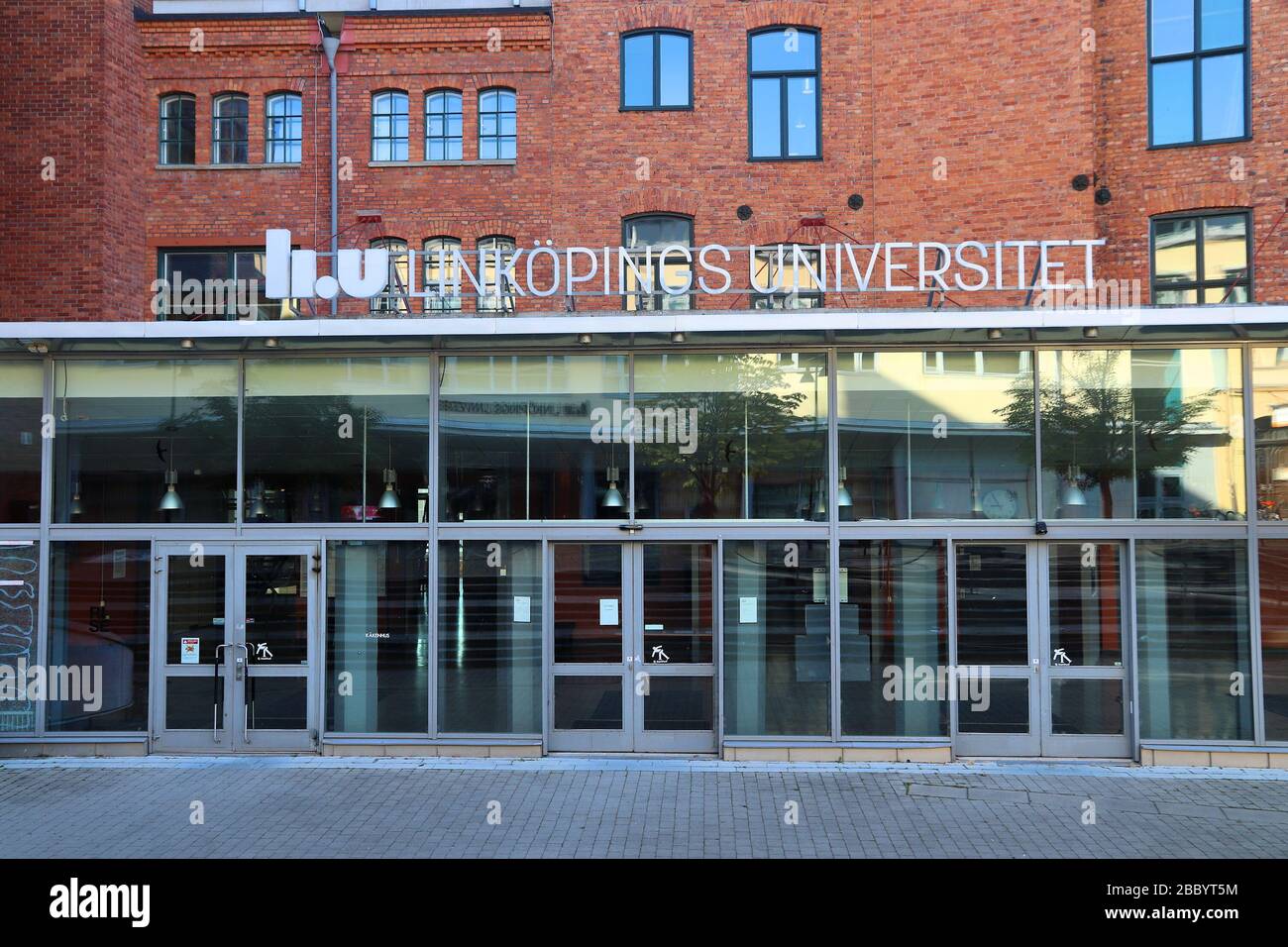 NORRKOPING, SWEDEN - AUGUST 25, 2018: Linkoping University (Linkopings ... NORRKOPING, SWEDEN - AUGUST 25, 2018: Linkoping University (Linkopings ...