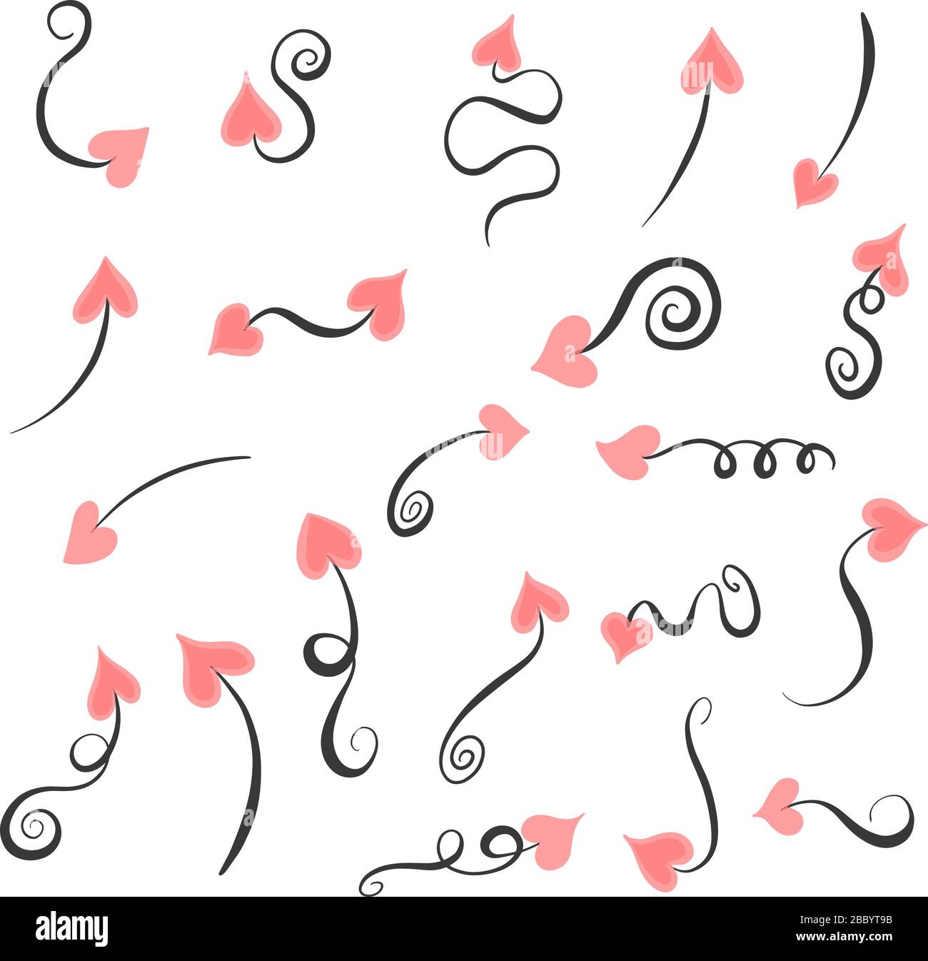 Heart Swirl Clipart