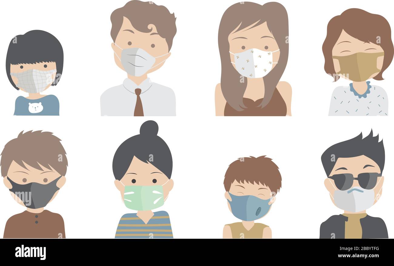 Mask diversity Cut Out Stock Images & Pictures - Alamy