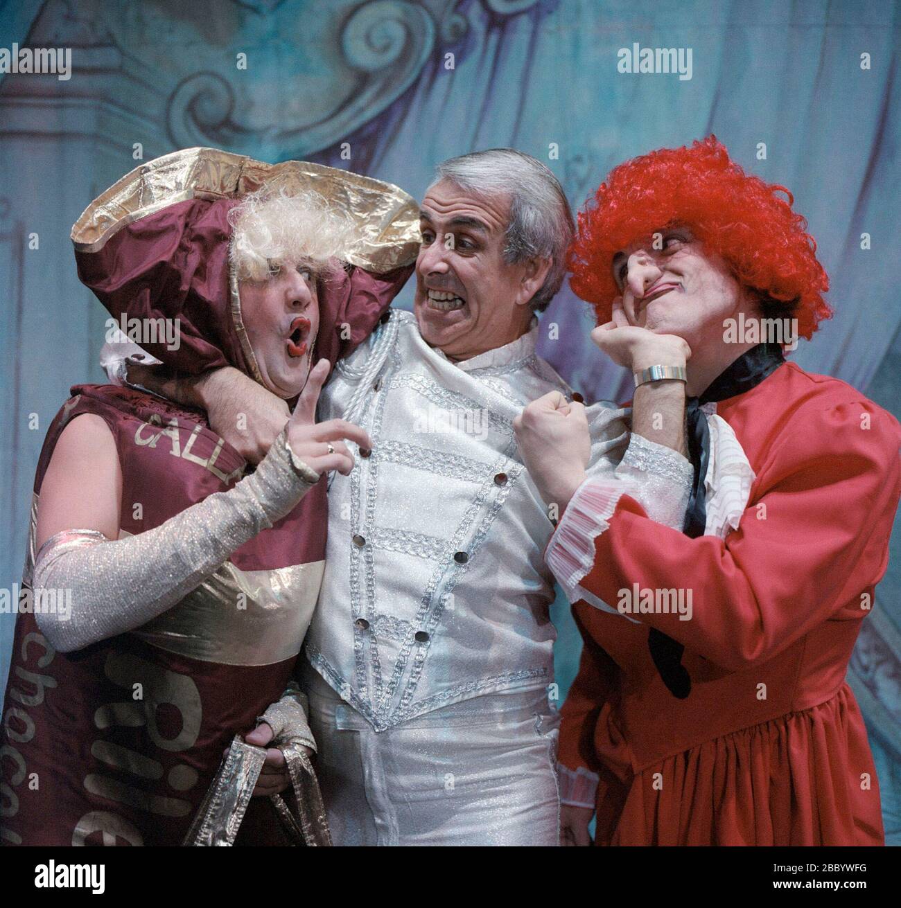 1986, cast of Cinderella Pantomime at Wakefield Theatre, West Yorkshire ...