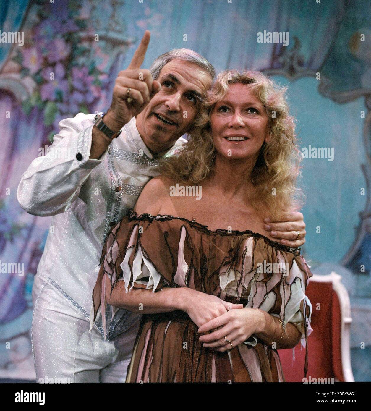 1986, cast of Cinderella Pantomime at Wakefield Theatre, West Yorkshire ...