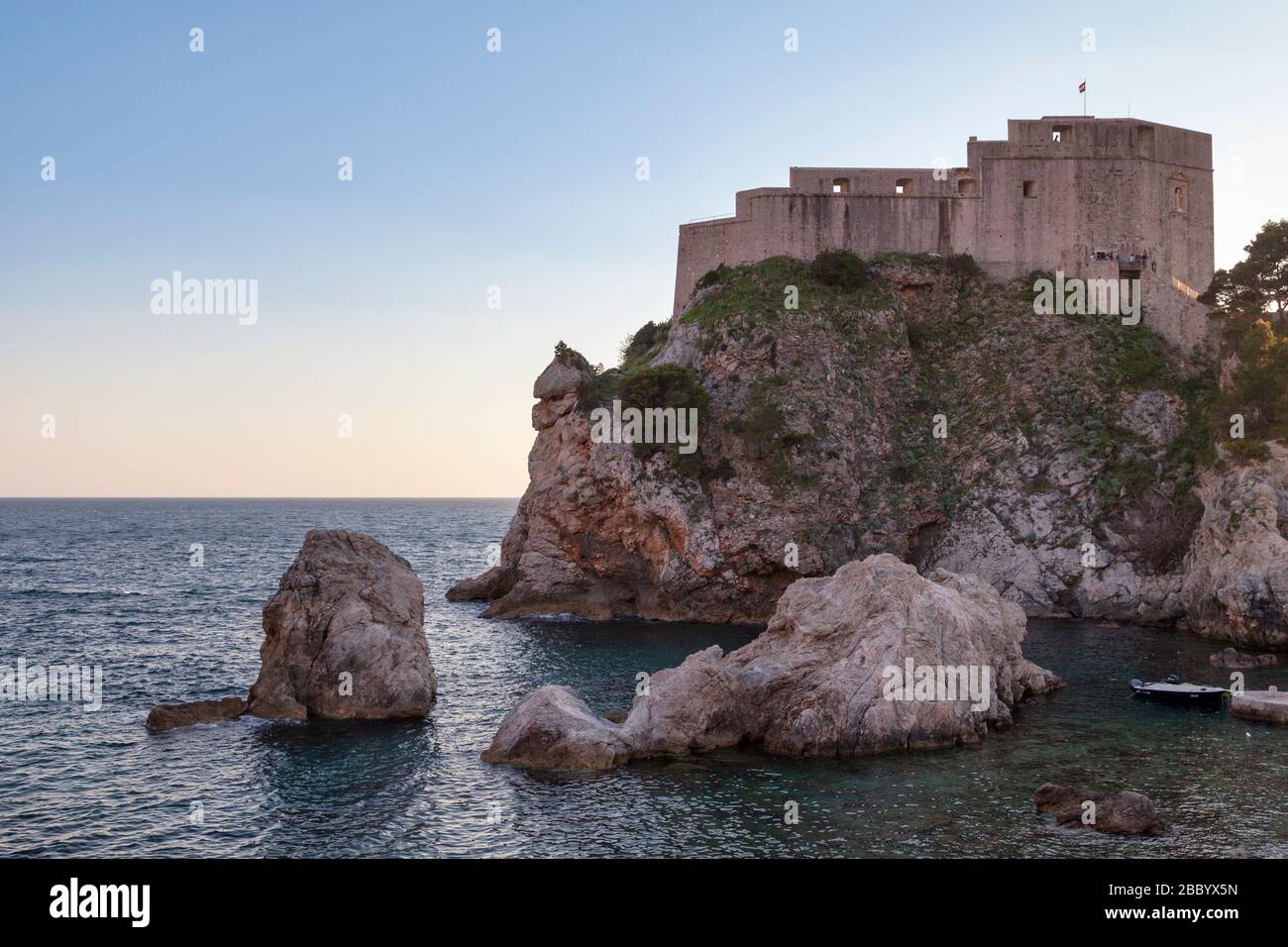 Fort lovrijenac dubrovniks gibraltar in hi-res stock photography and ...