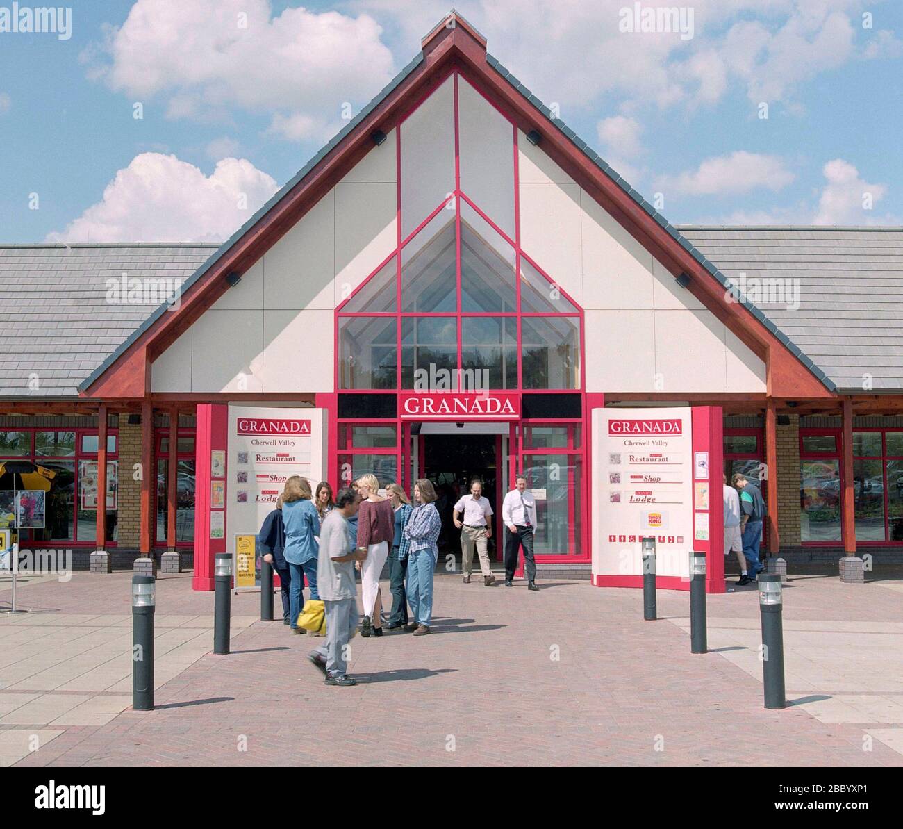 1994, Cherwell Valley Motorway Services, Banbury, Central England, UK ...