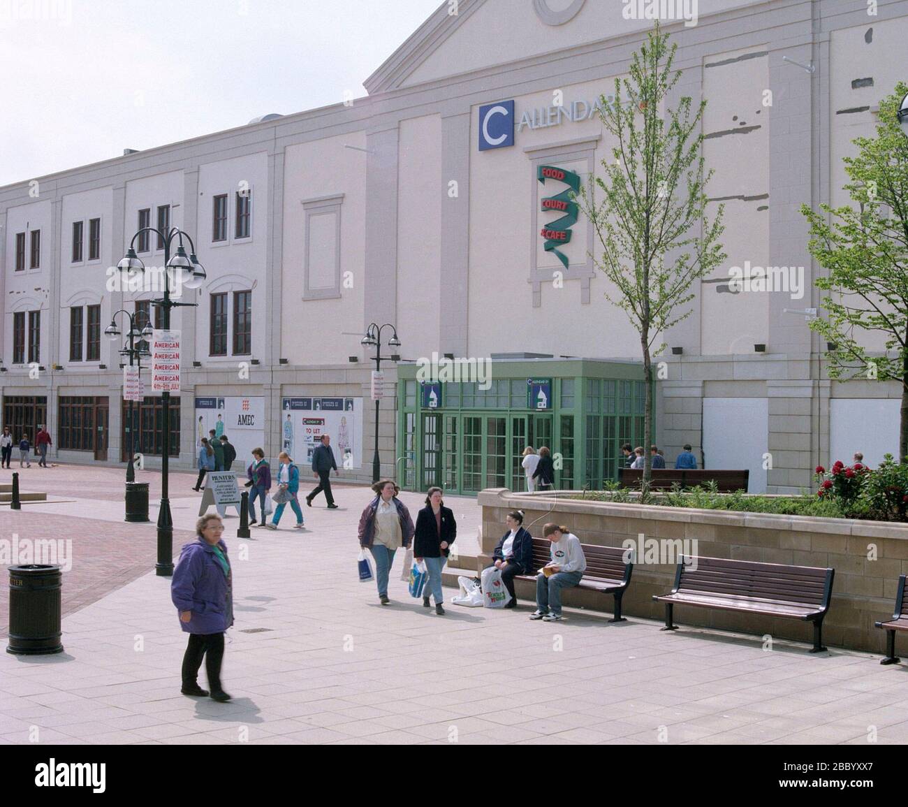 1994, Falkirk Town centre, central Scotland, UK Stock Photo - Alamy