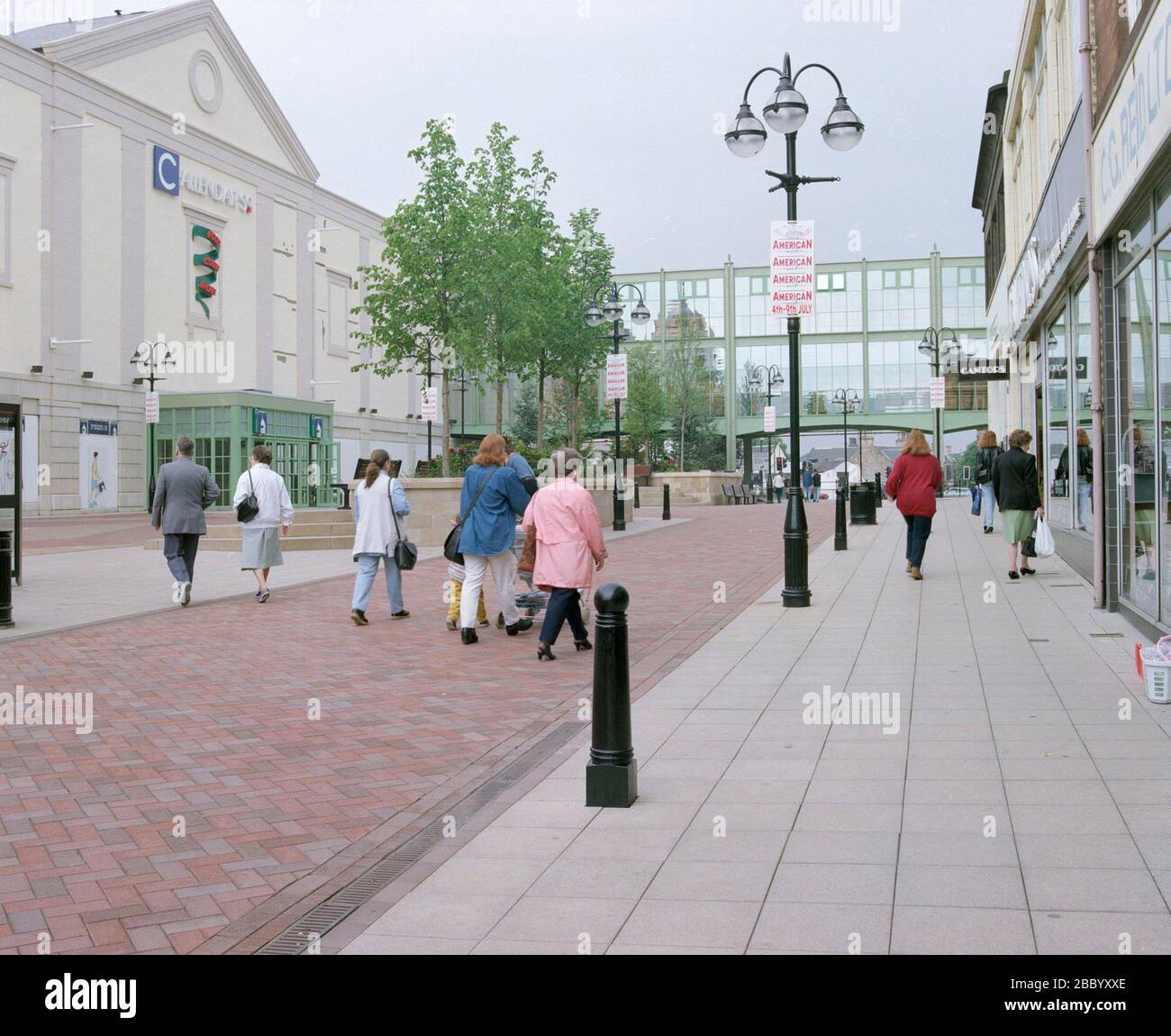 1994, Falkirk Town centre, central Scotland, UK Stock Photo - Alamy