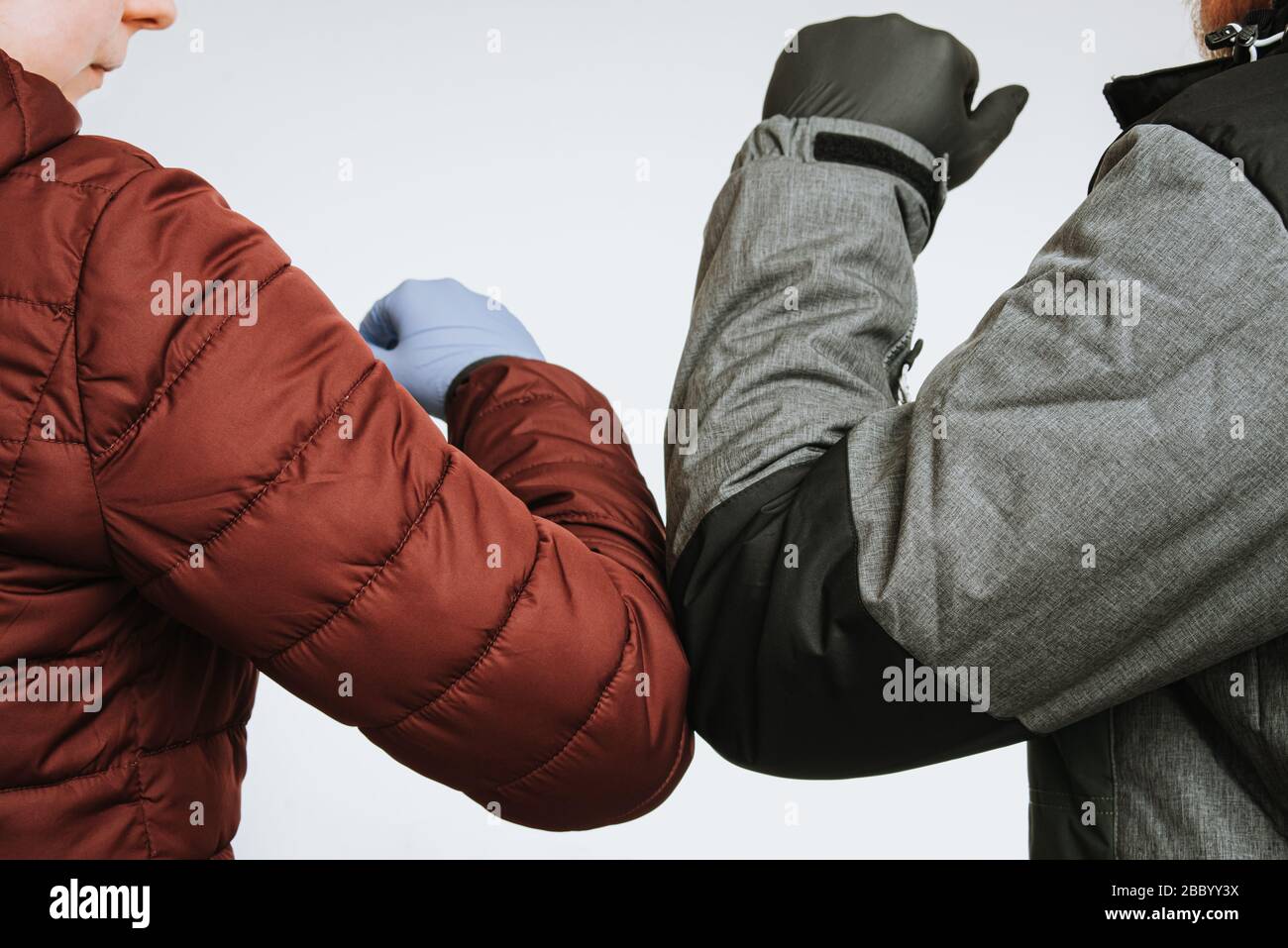 Elbow bump hi-res stock photography and images - Alamy