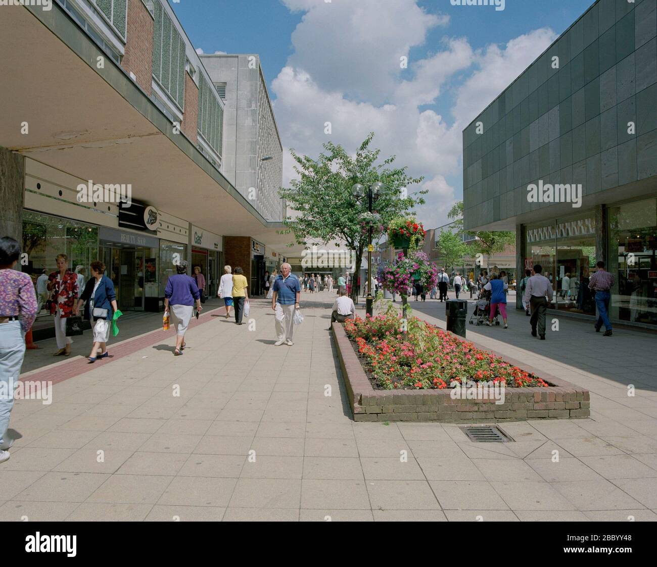 1994, Solihull Town Centre, West Midlands, England, UK Stock Photo - Alamy