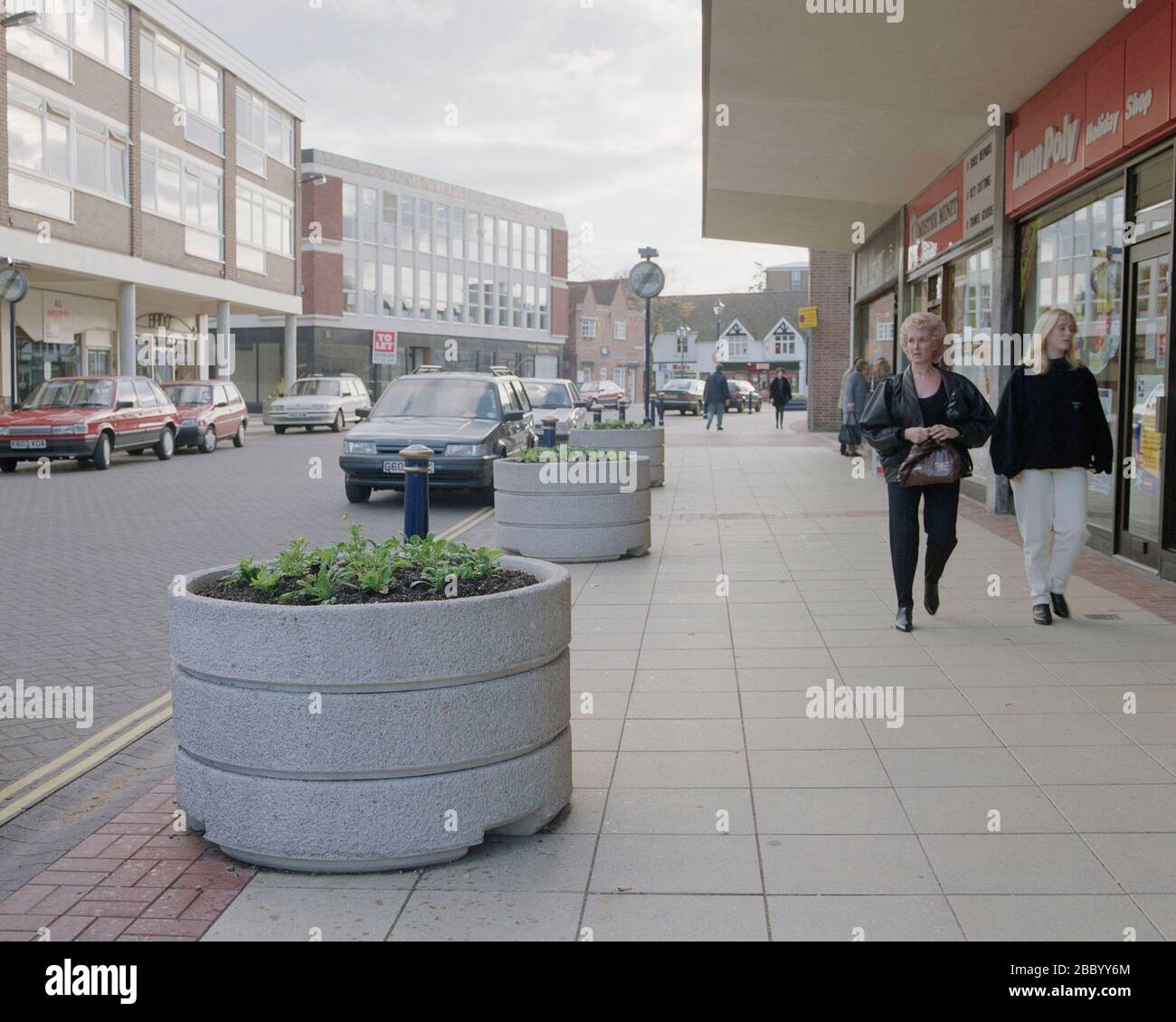 1994, Solihull Town Centre, West Midlands, England, UK Stock Photo - Alamy