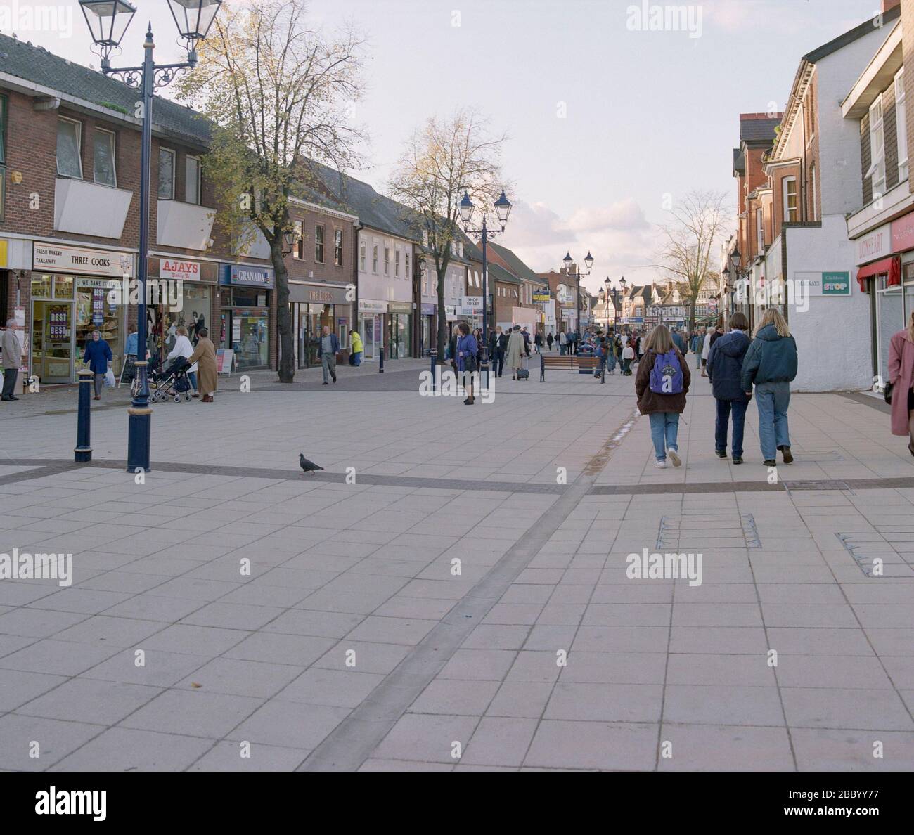1994, Solihull Town Centre, West Midlands, England, UK Stock Photo - Alamy
