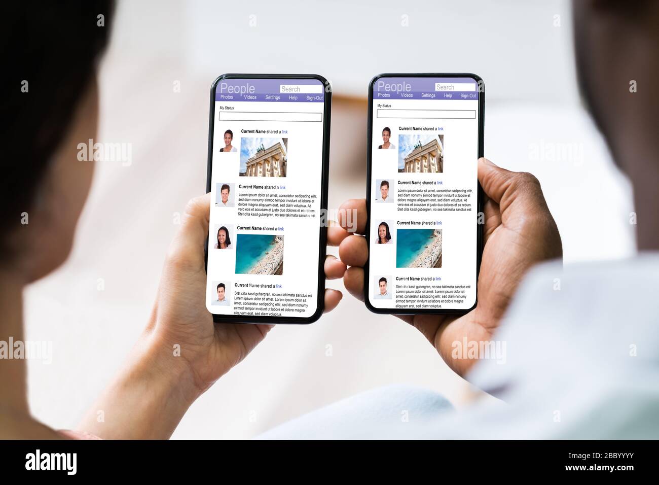 2 people chatting hi-res stock photography and images - Alamy