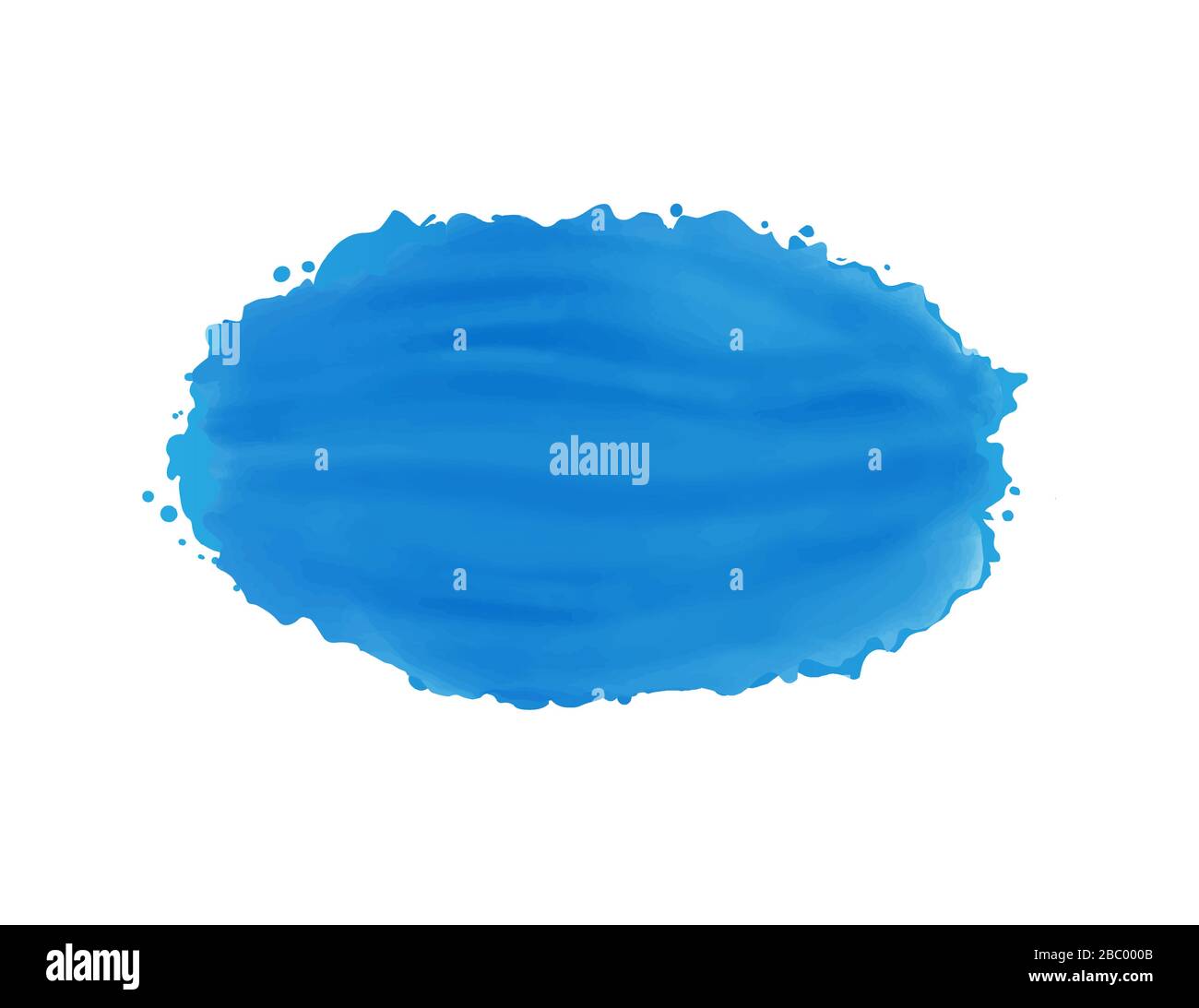 Abstract modern painted design with blue color. Creative and stylish ...