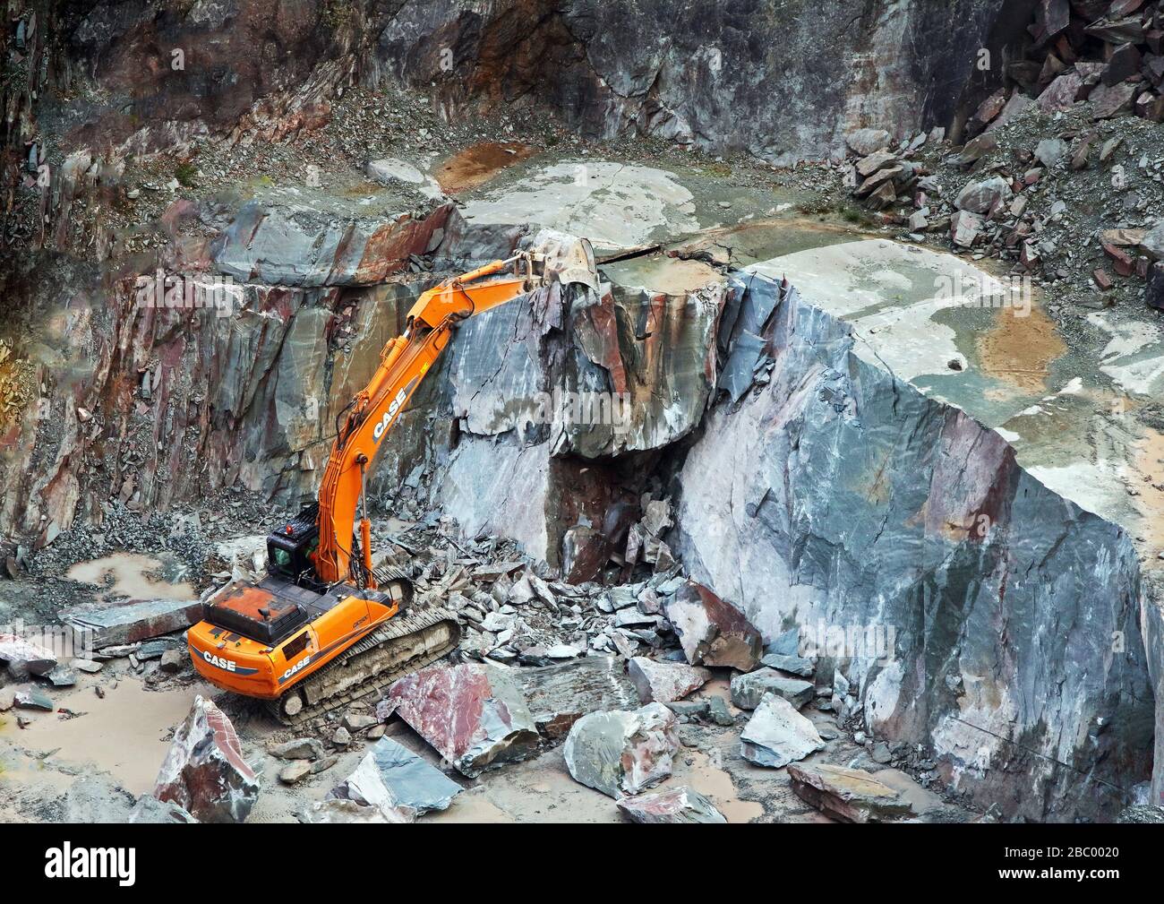 Slate Quarry #1 Stock Photo - Alamy