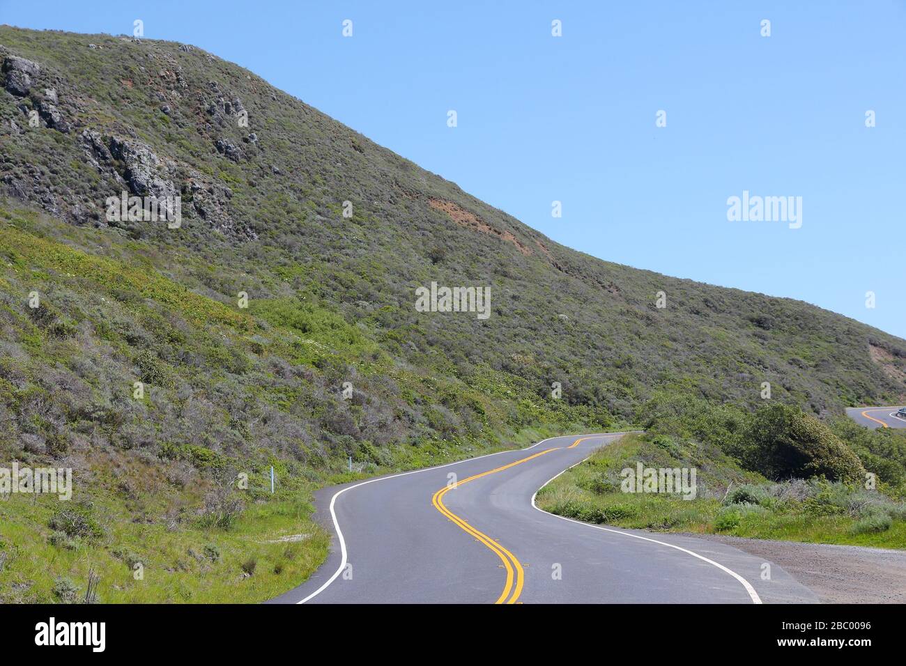 California - state route in Marin County. Pacific Coast Highway. Part ...
