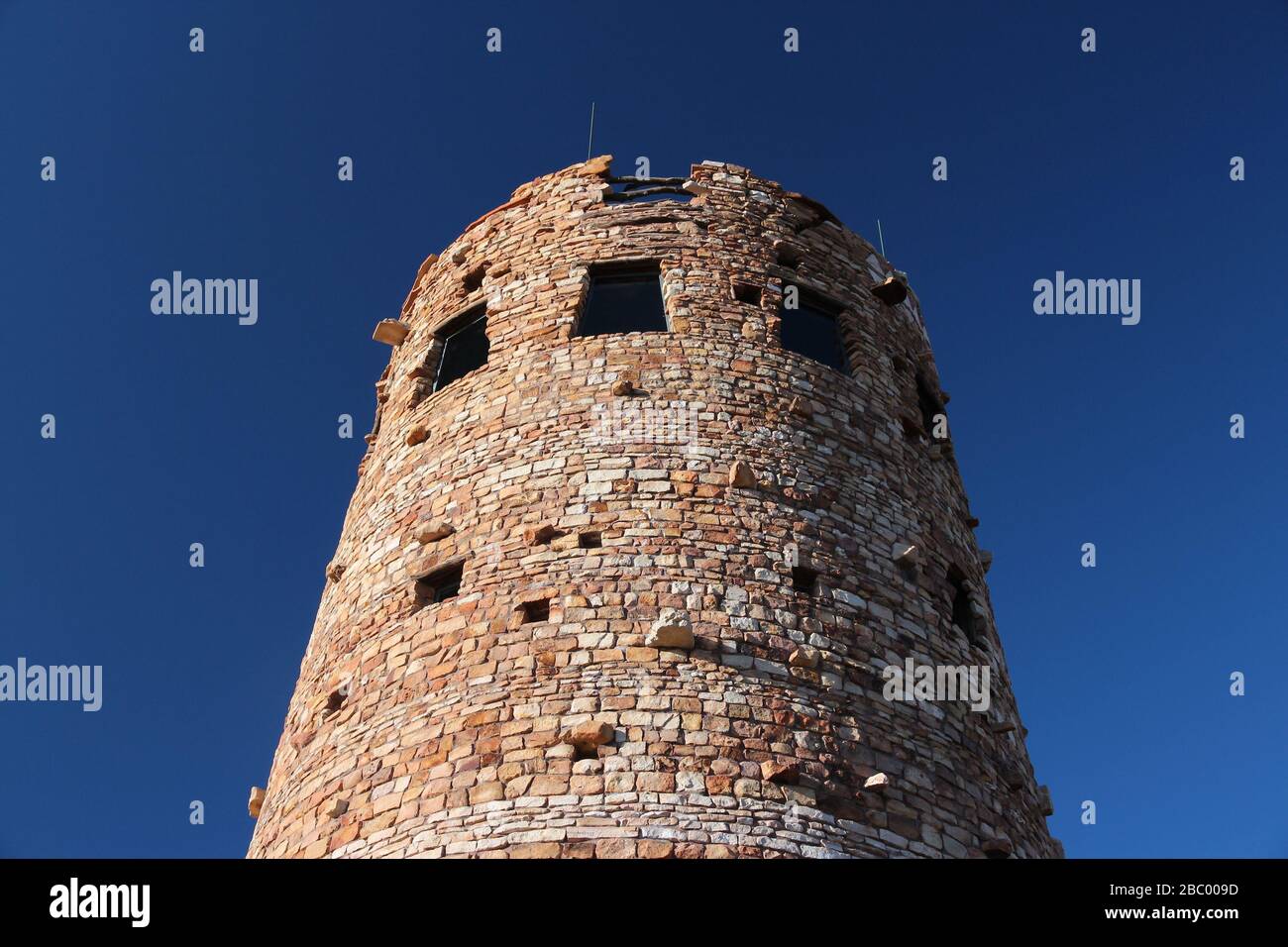 Desert View Watchtower structure in Grand Canyon National Park. It is ...