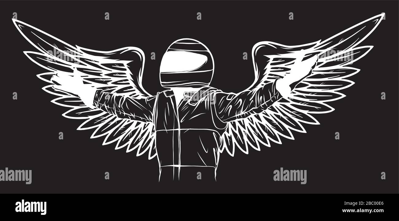 Race car driver - vector background in black background Stock Vector ...