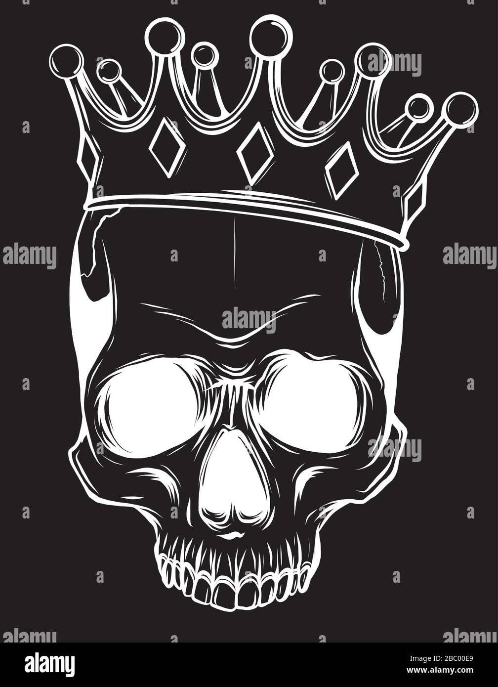 Royal crown in black Stock Vector Images - Alamy